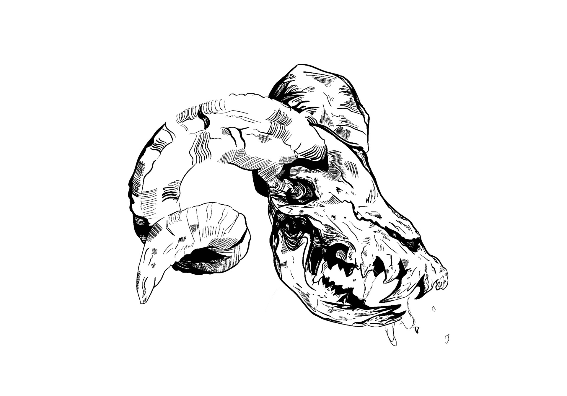 ArtStation - Monster Skull