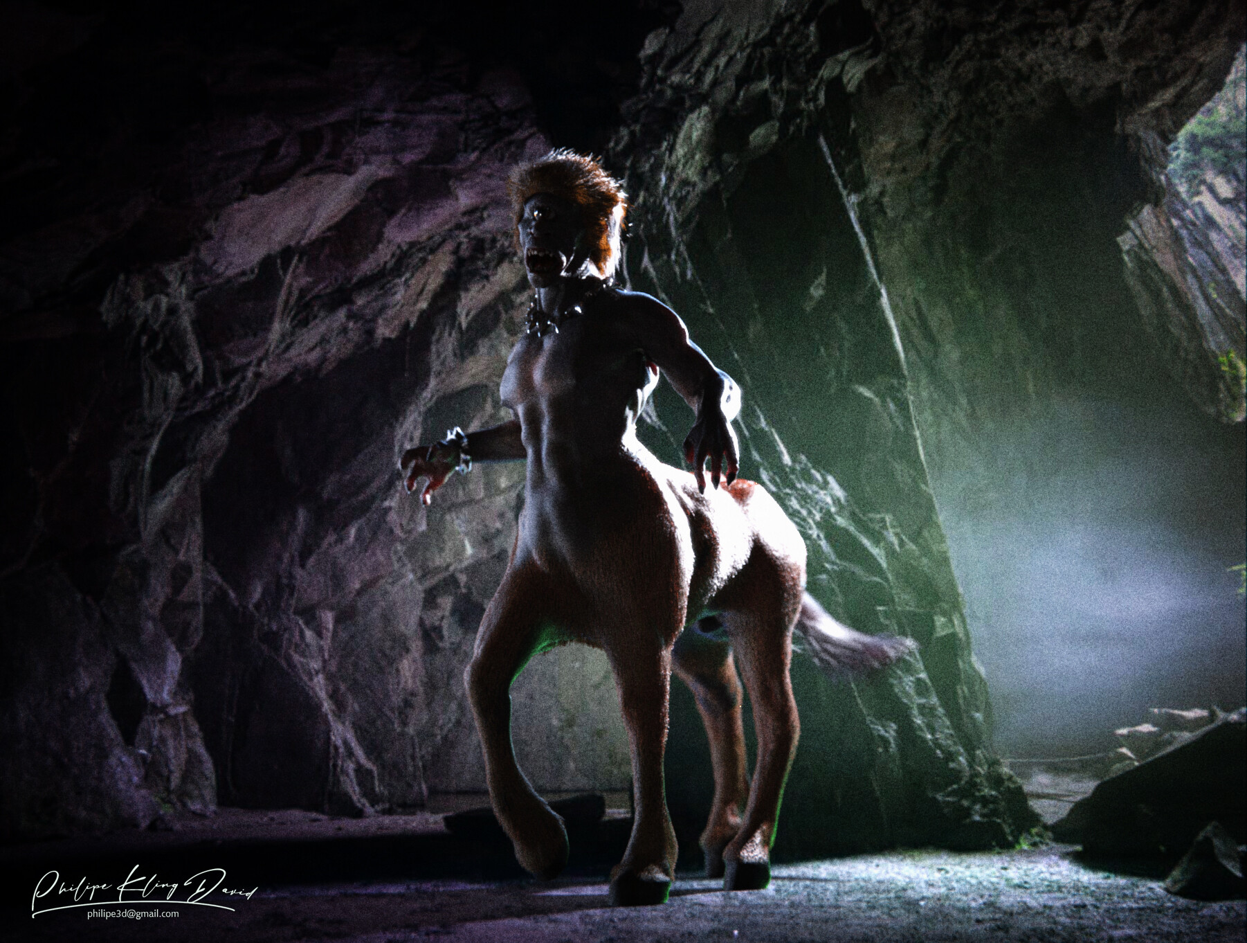 ArtStation - The centaur cyclops