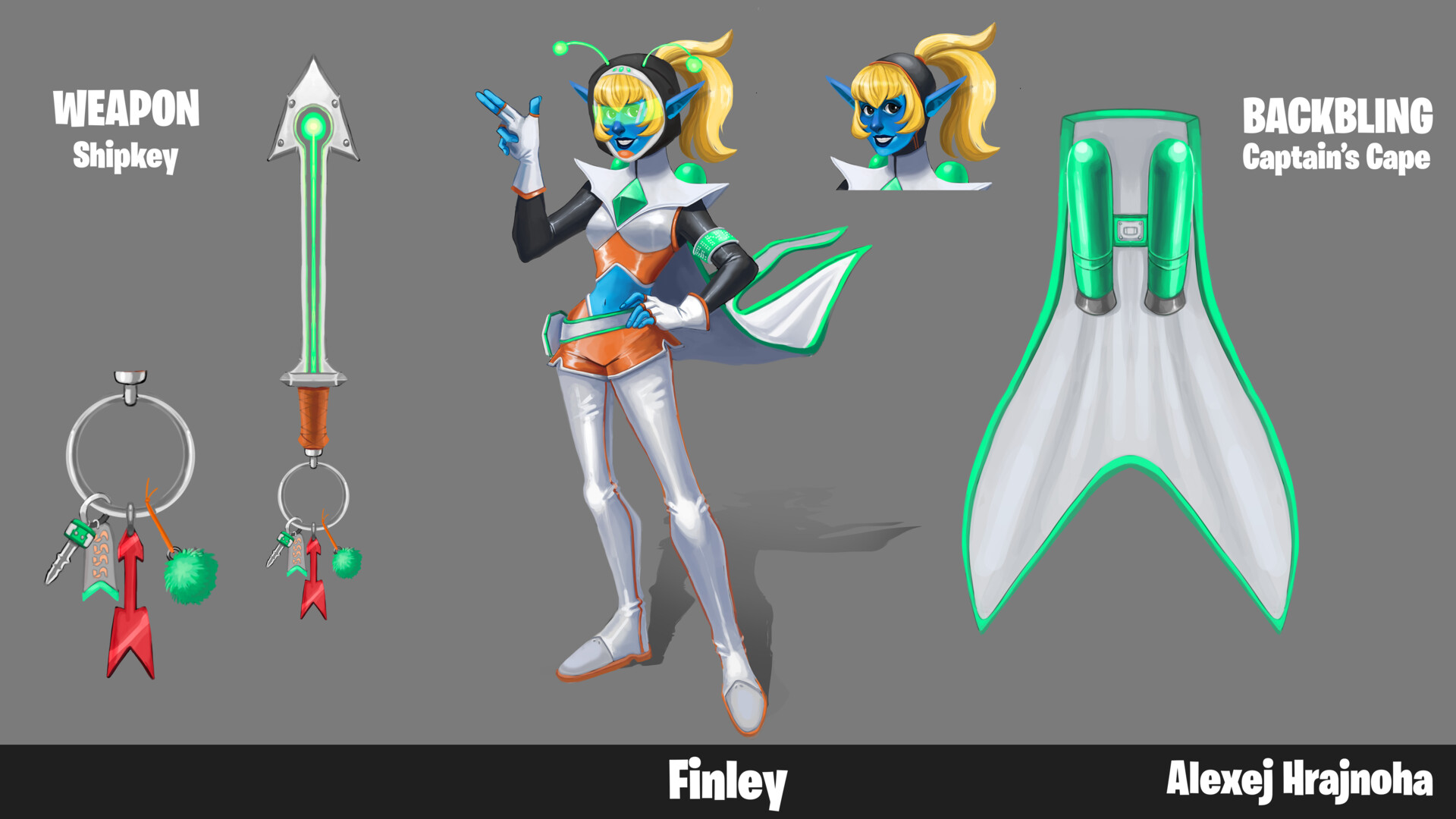 ArtStation - FORTNITE FAN SKIN - Finley