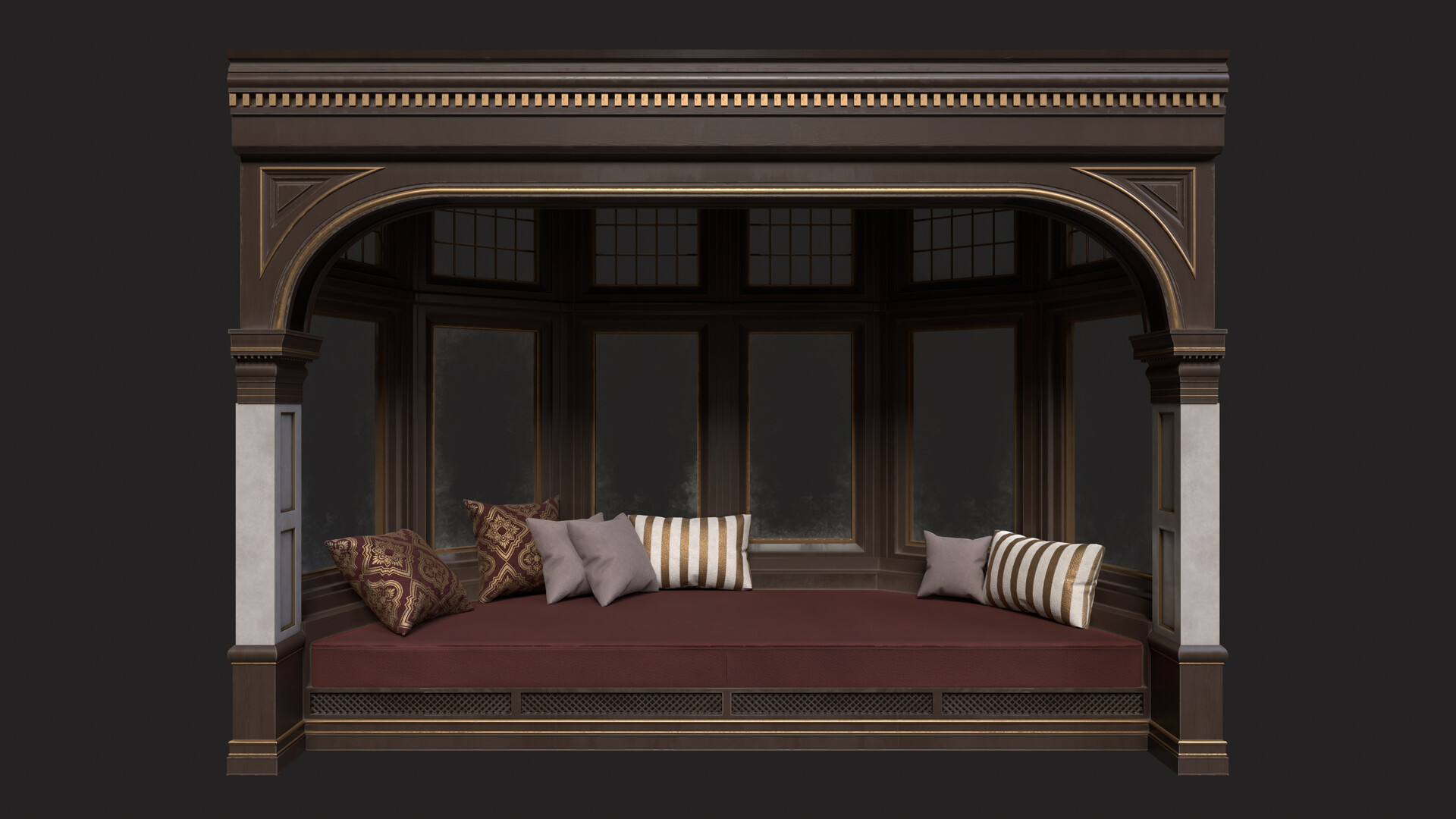 Yoo Jina - Wooden Library Props