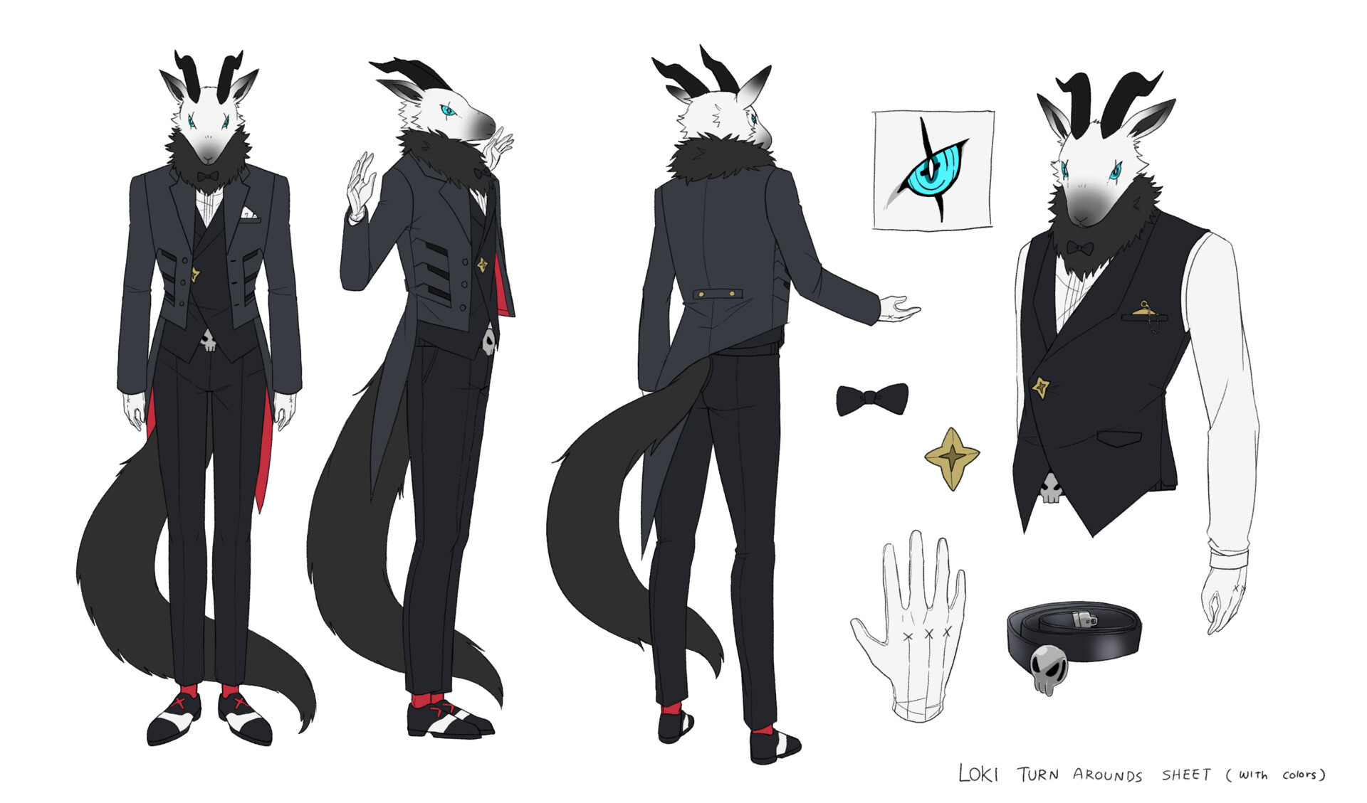 ArtStation - Loki character sheet