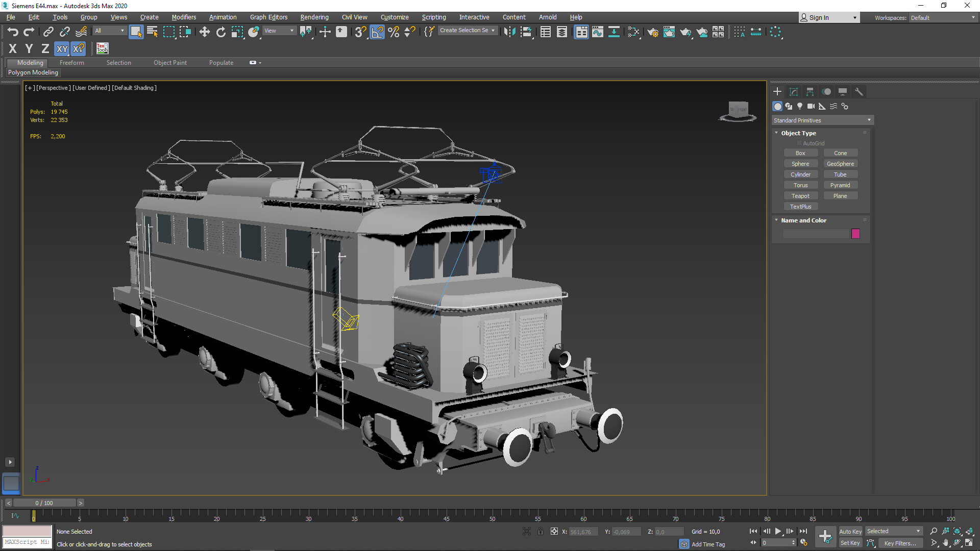 ArtStation - Electric Loco "Siemens E44" / WIP