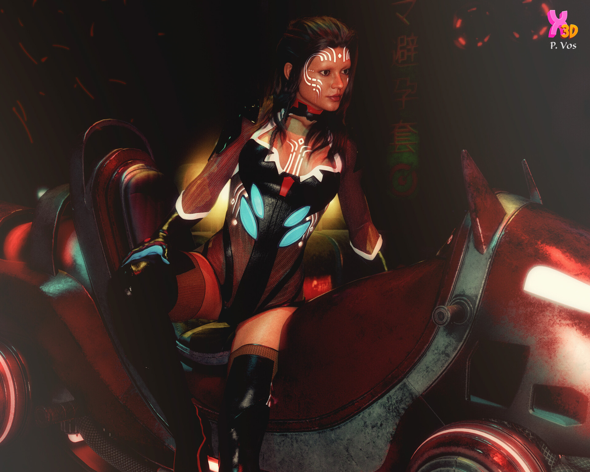 Xtreme3D Studio - Black Seraphim Suit for G8F by Ruris