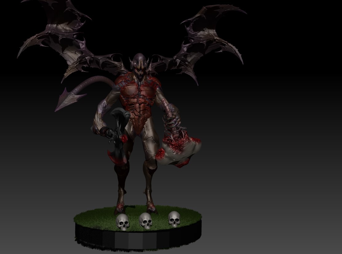 ArtStation - Bat Monster