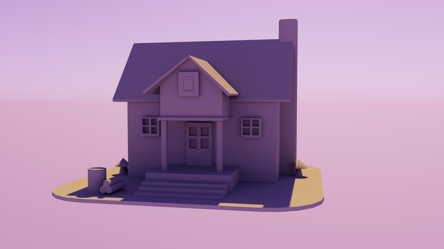 ArtStation - A Simple House
