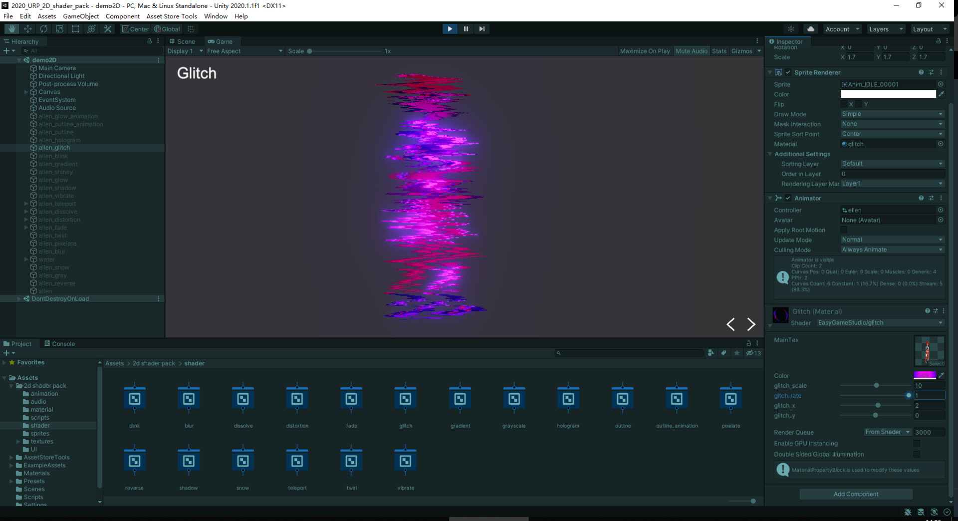 Easy Game Studio - Unity VFX - 2D Shader Pack - Downloadable