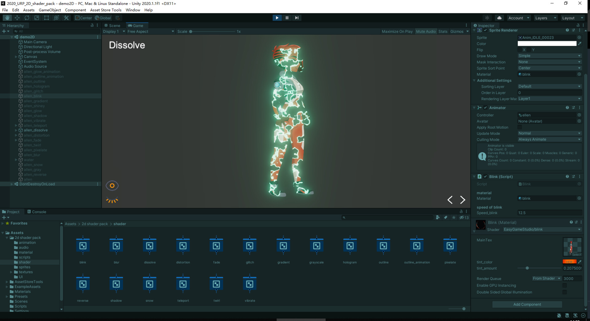 Easy Game Studio - Unity VFX - 2D Shader Pack - Downloadable