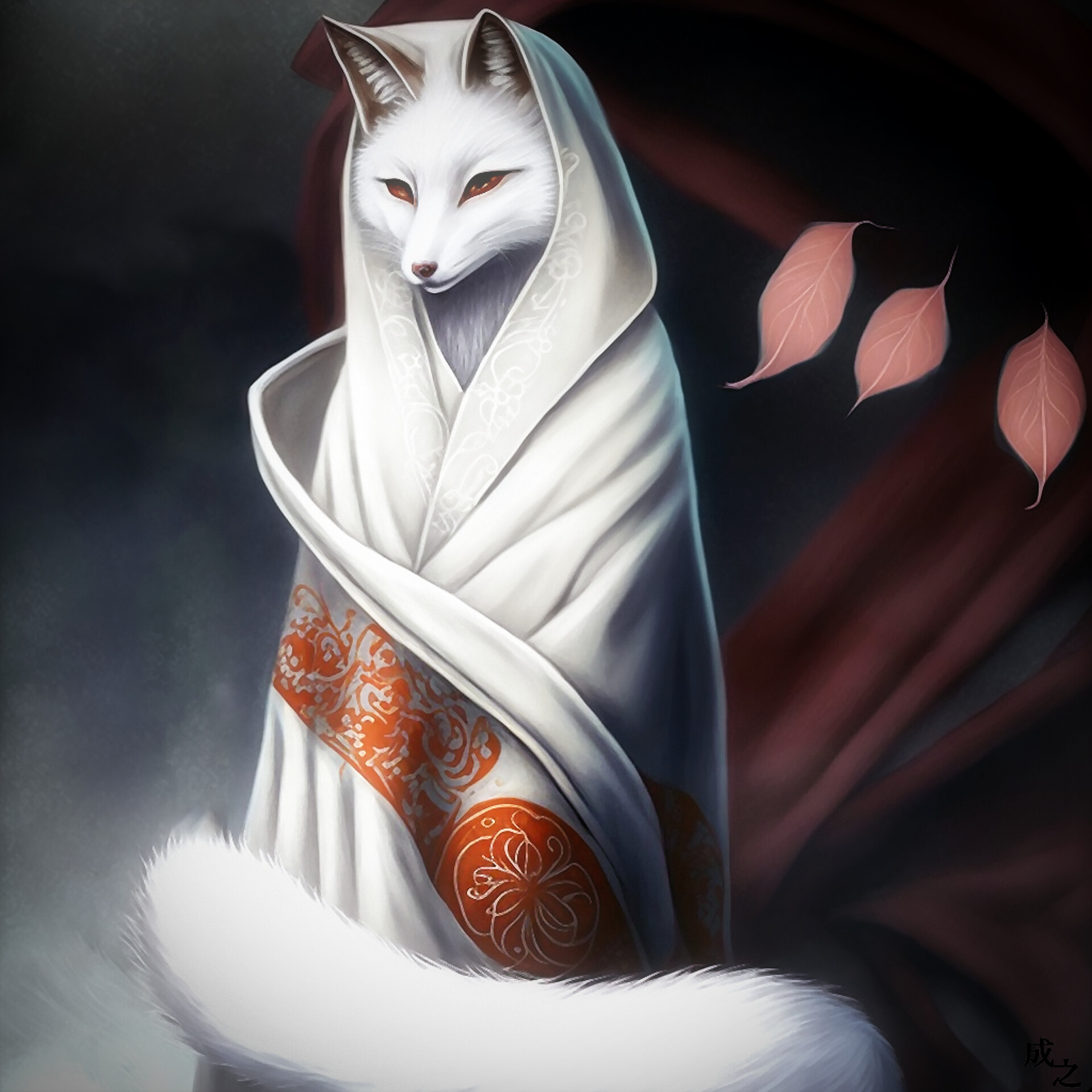 ArtStation - Japanese Fox Wedding