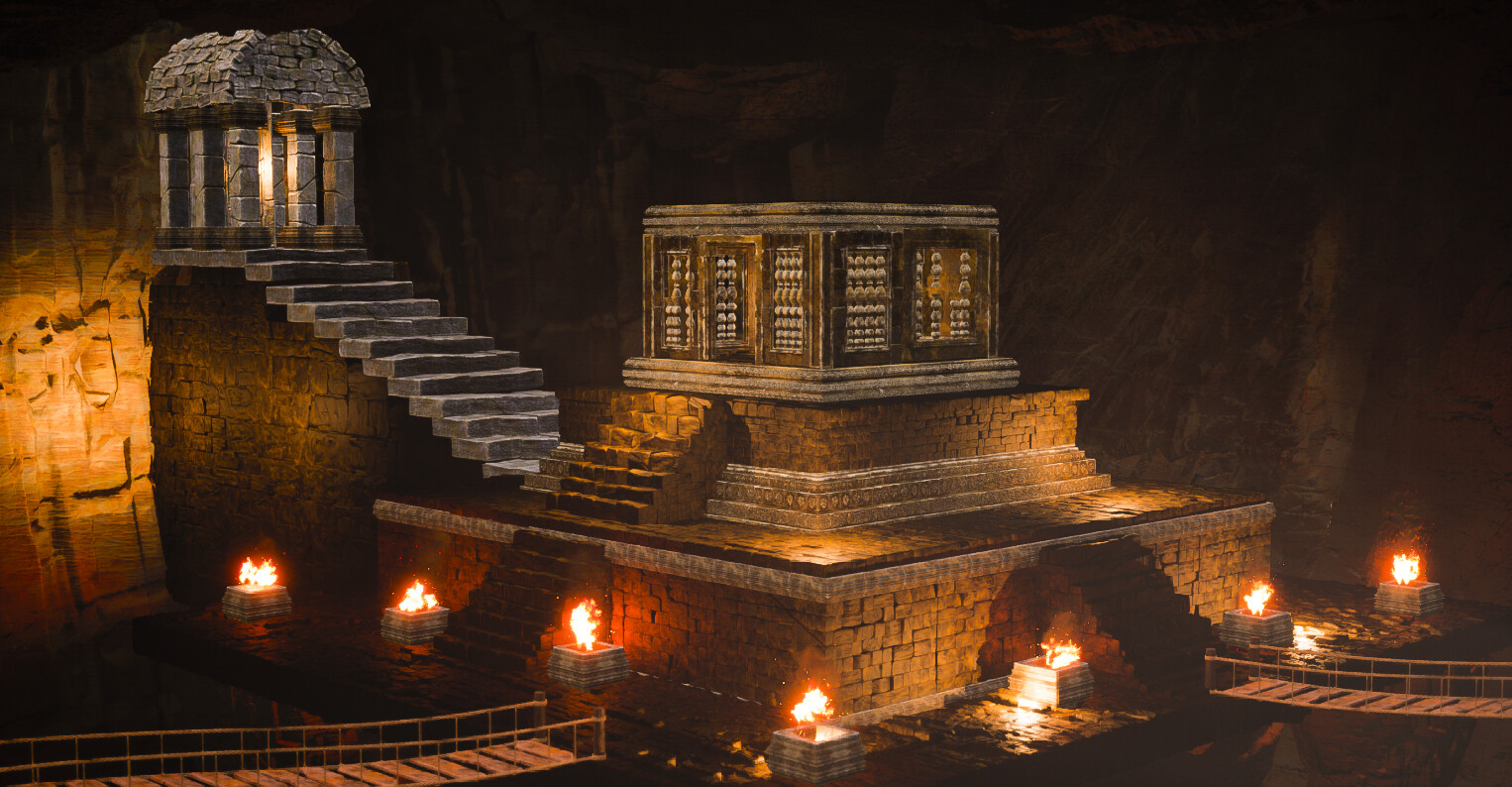 ArtStation - Fantasy Ancient Temple