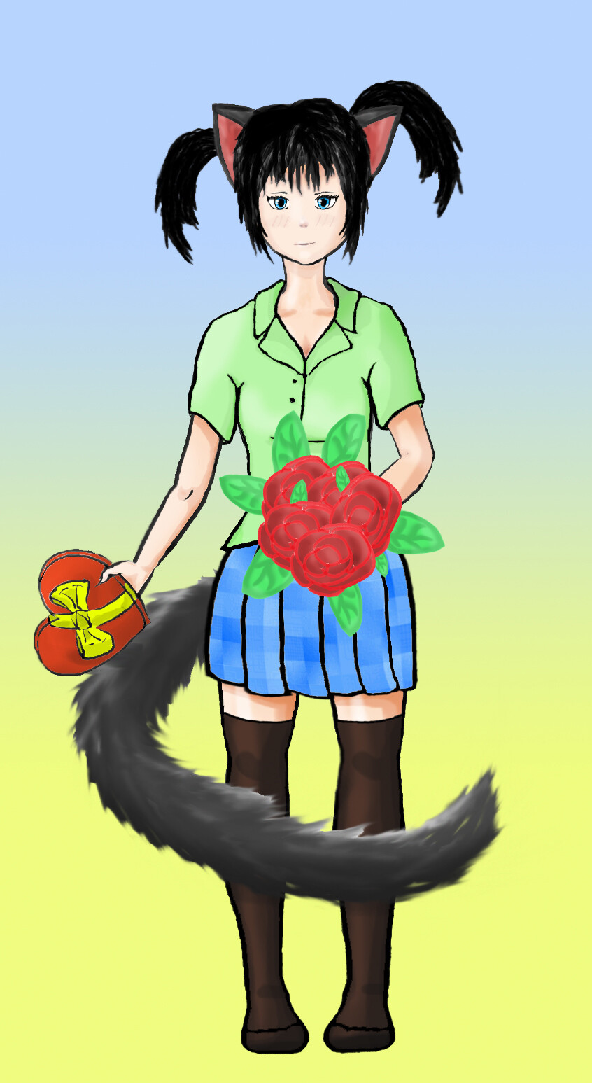 ArtStation - neko girl