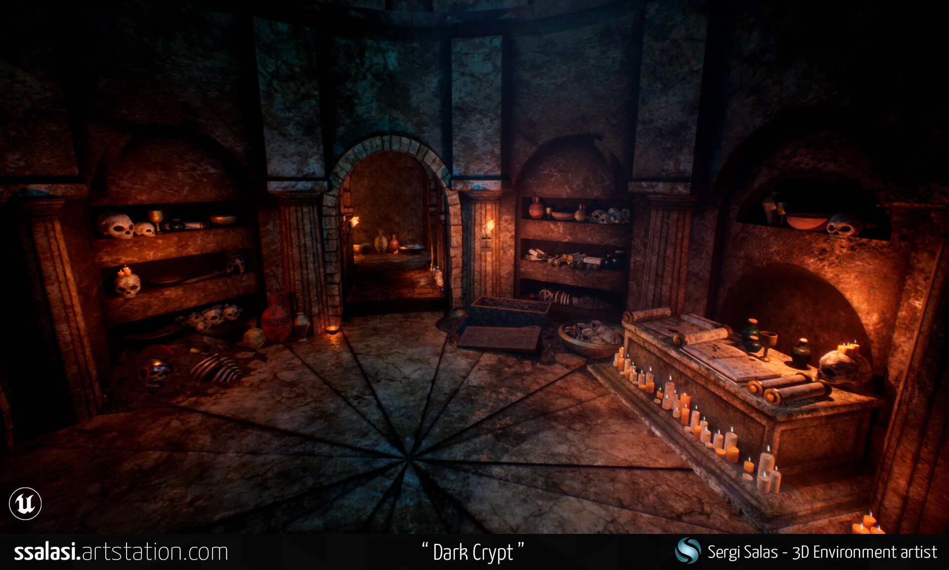 Sergi Salas - Crypt - Environment - Unreal Engine 5
