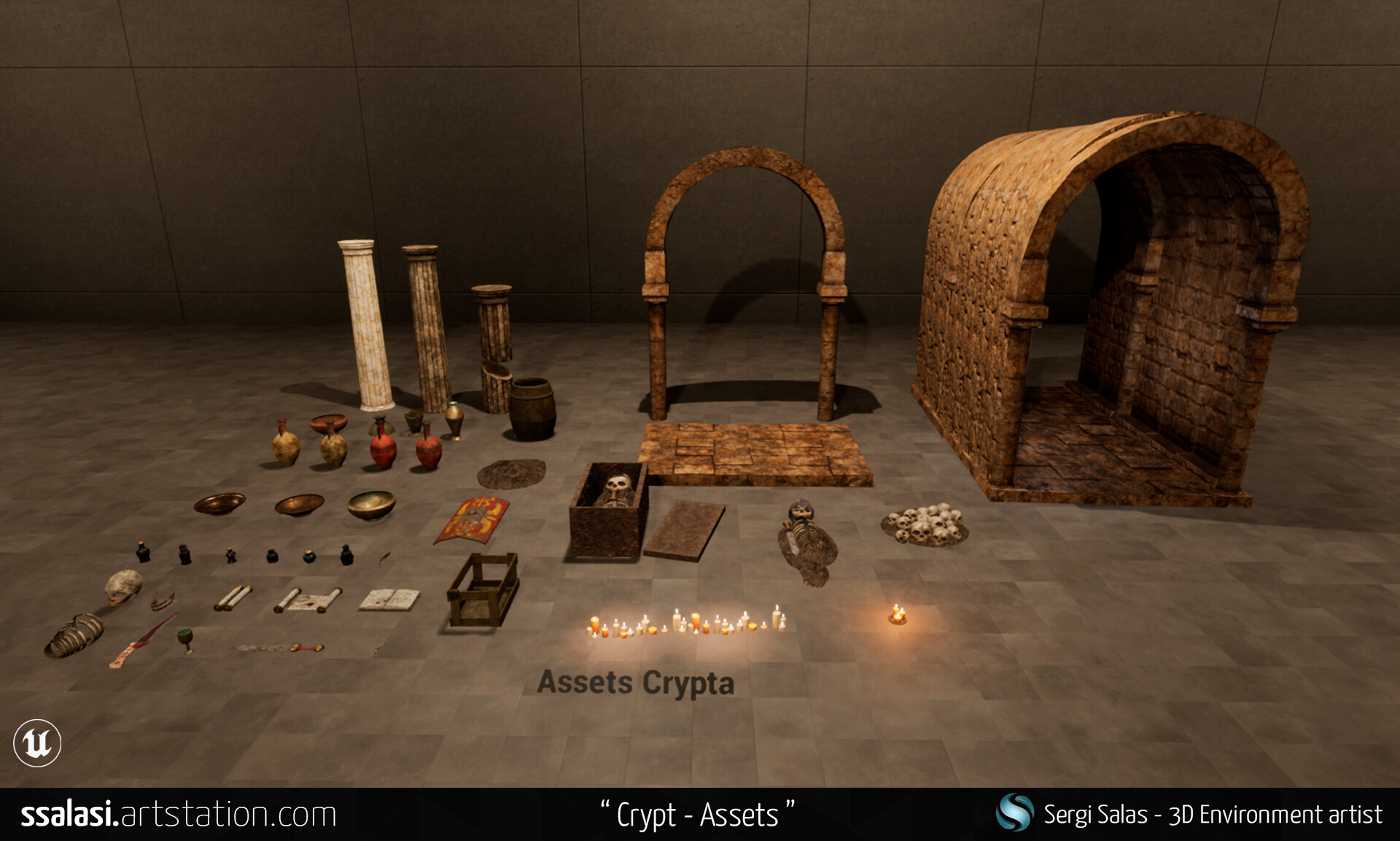 Sergi Salas - Crypt - Environment - Unreal Engine 5
