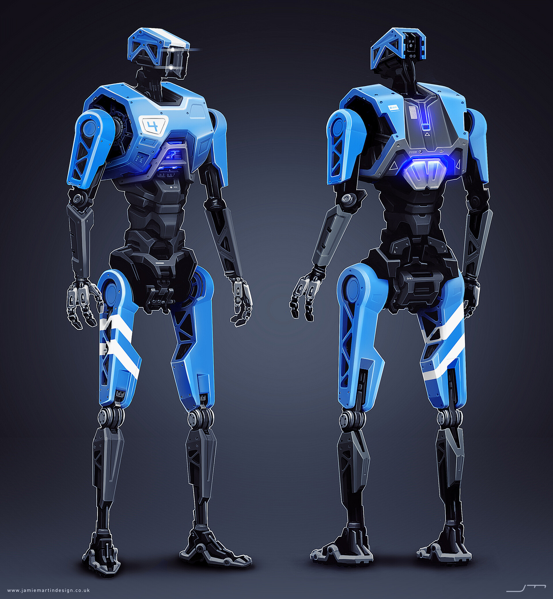 Jamie Martin - GDK Robot - concept art