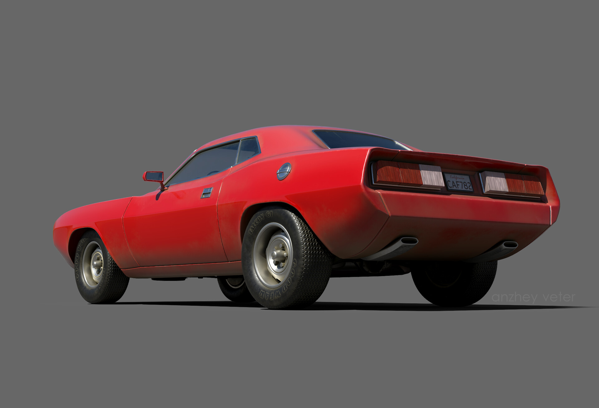 ArtStation - Imaginary muscle car
