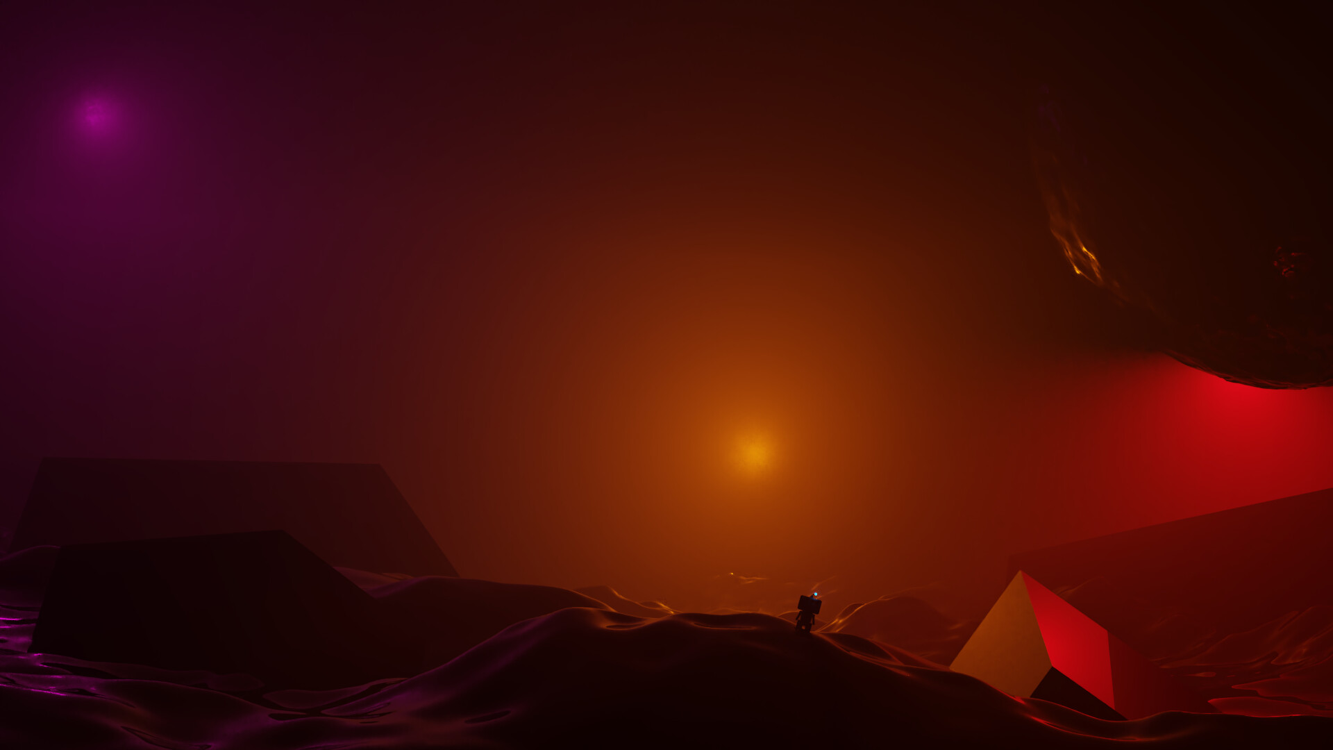 ArtStation - Robot on an Alien World