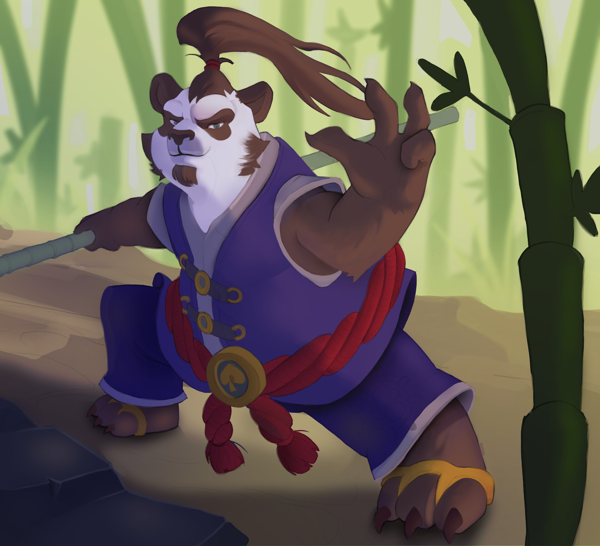 ArtStation - Panda Figther