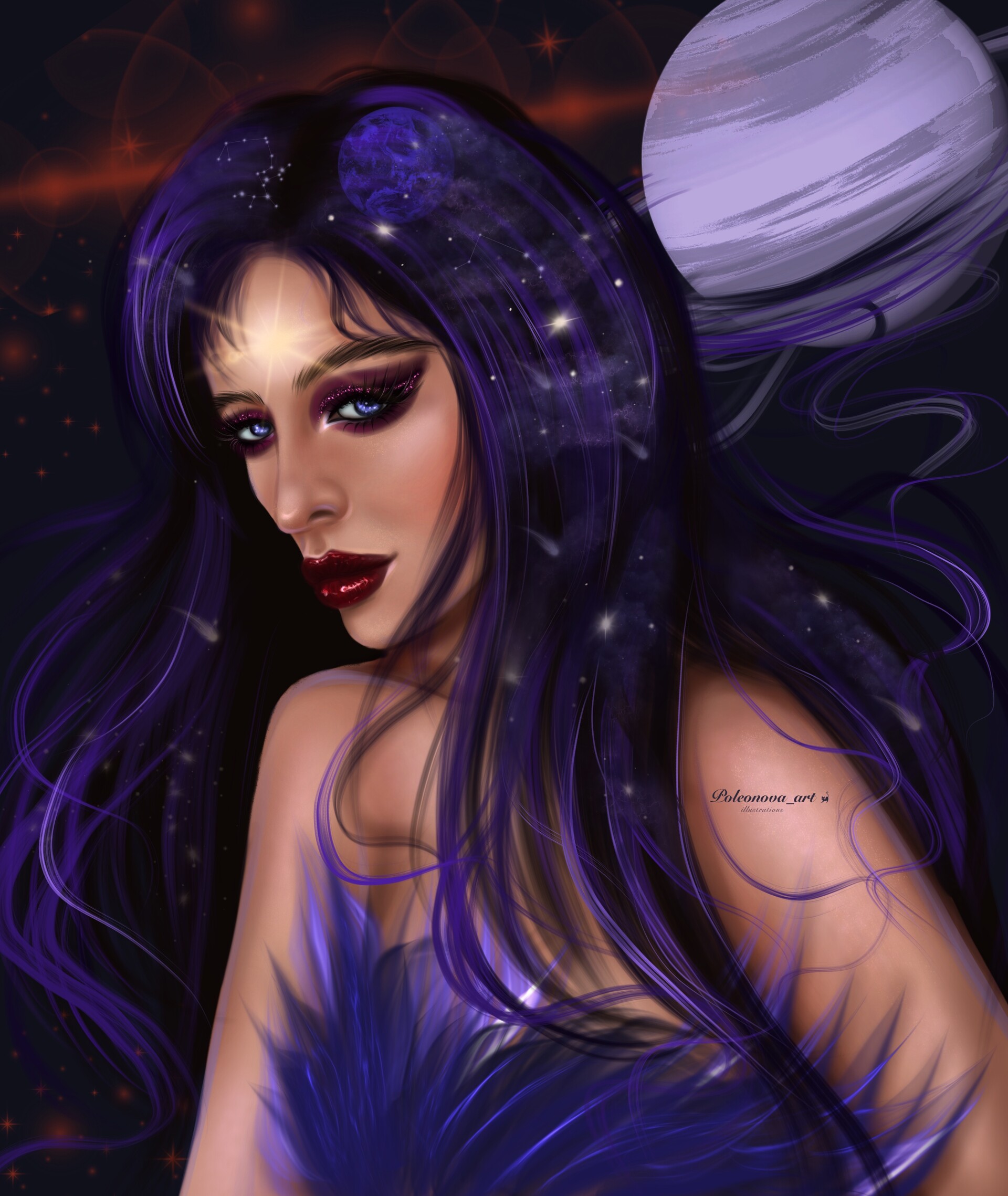 ArtStation - Girl cosmos