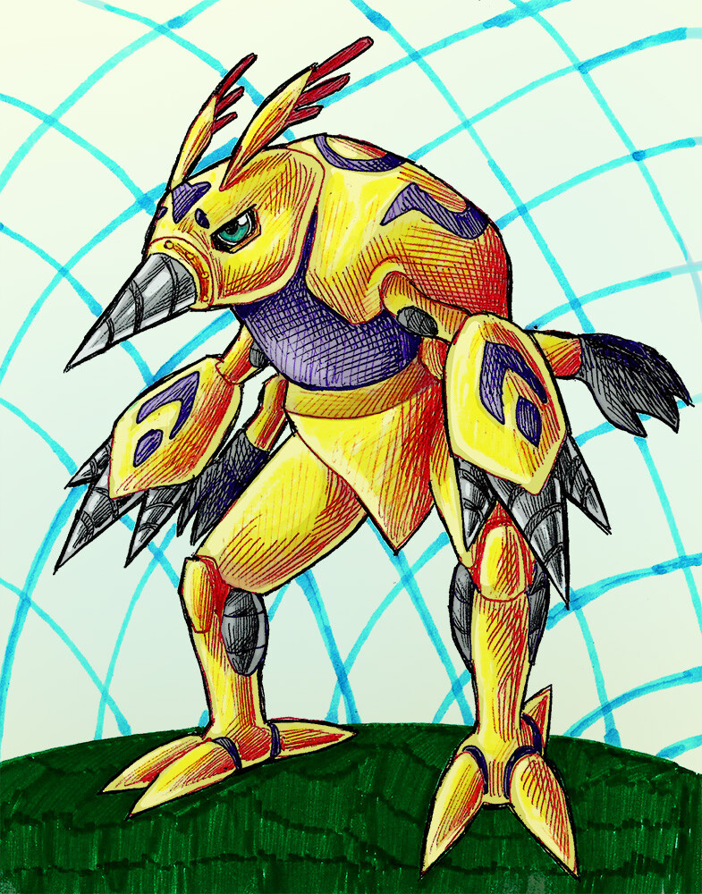 Susanne van Schaik - Digimontober drawings