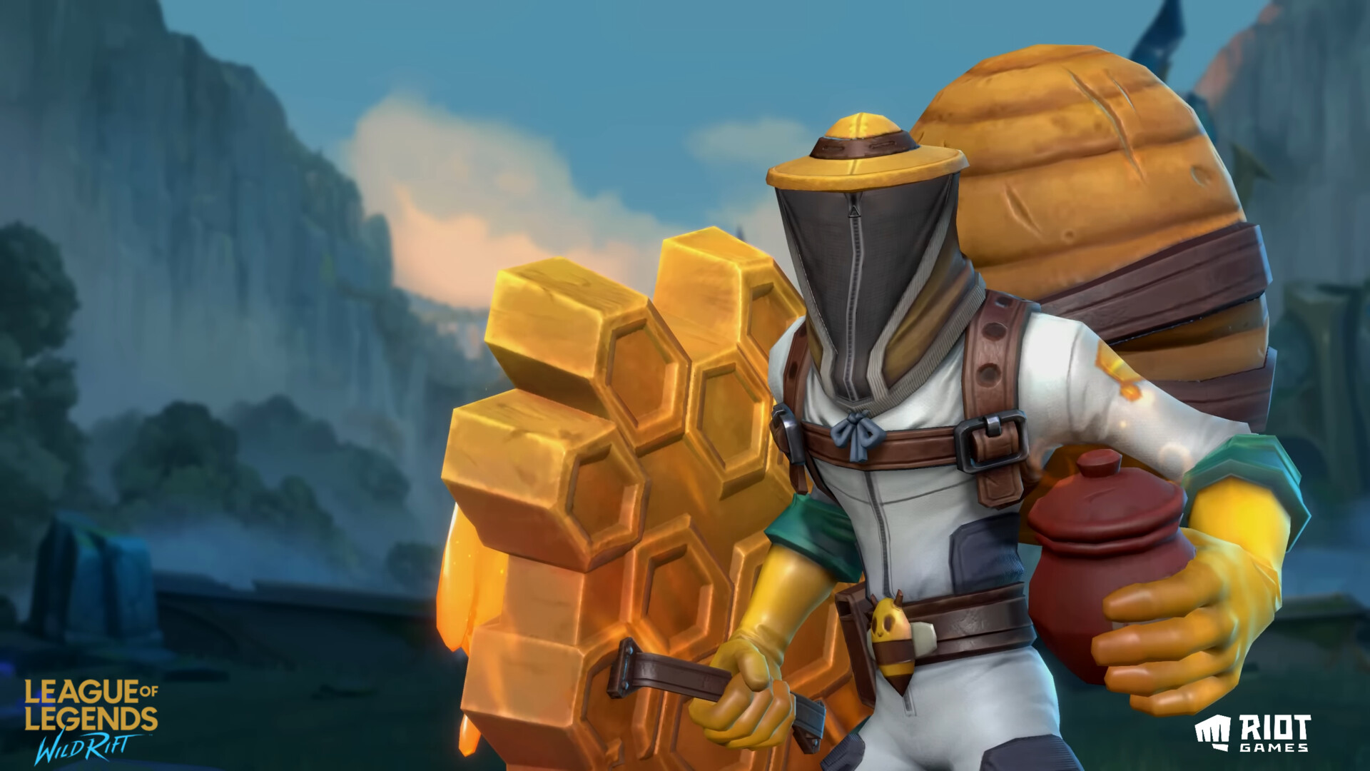 DON - Beekeeper Singed Wild Rift Skin Turntable Animation