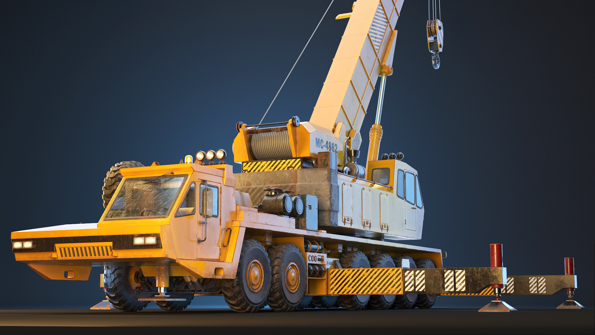3D model Mobile crane by Stubborn 3D — ProUser.Me