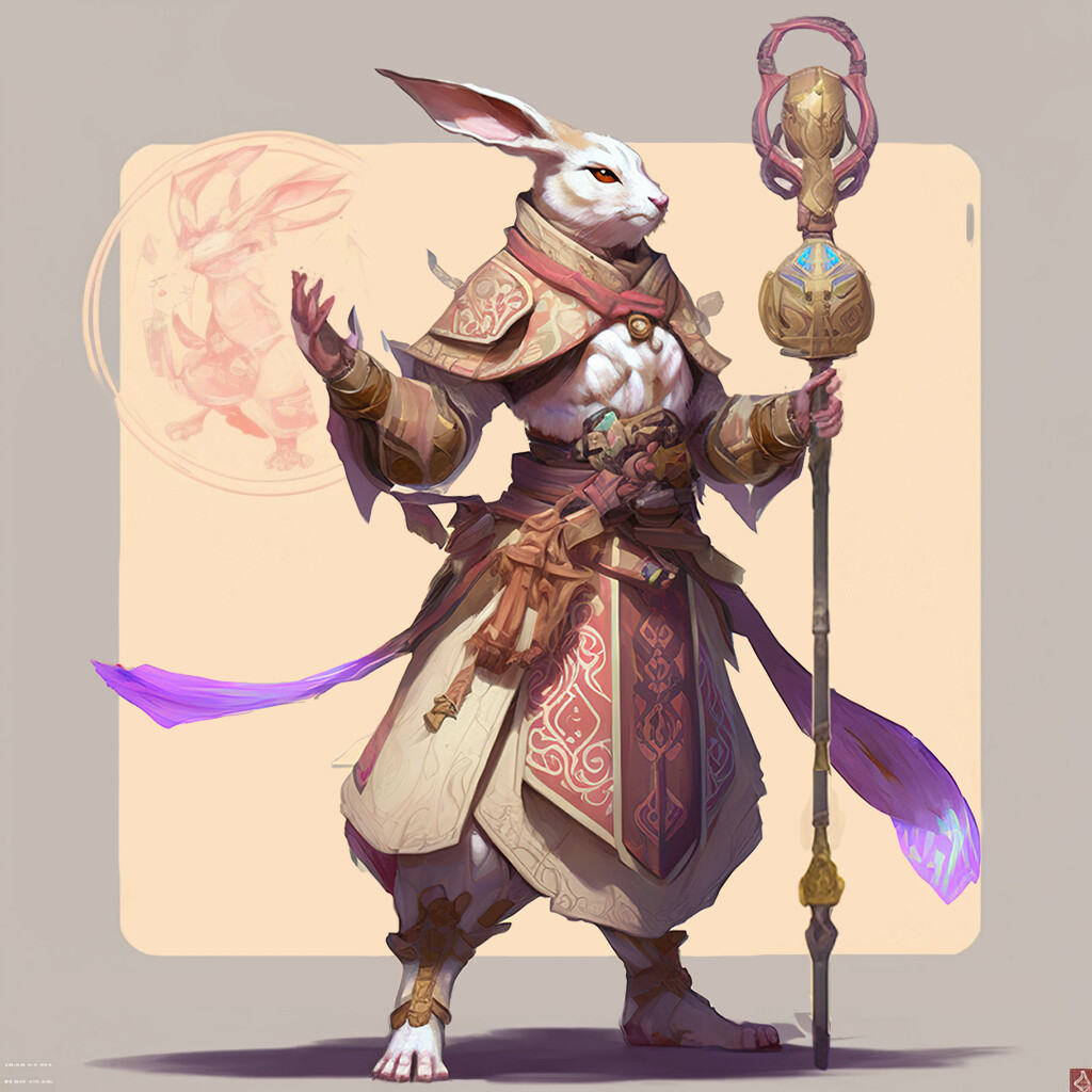 Butokki - Fantasy, Rabbit Wizard