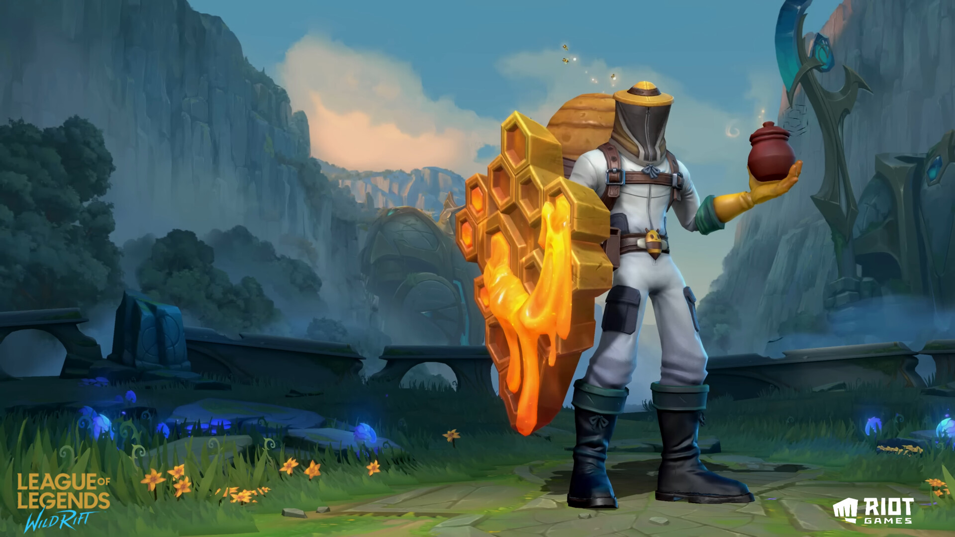 DON - Beekeeper Singed Wild Rift Skin Turntable Animation