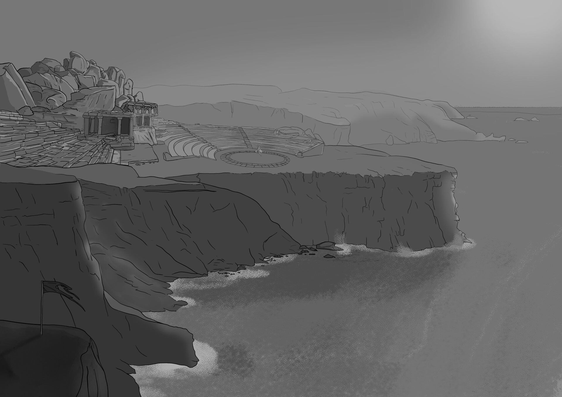 ArtStation - Cliffside arena