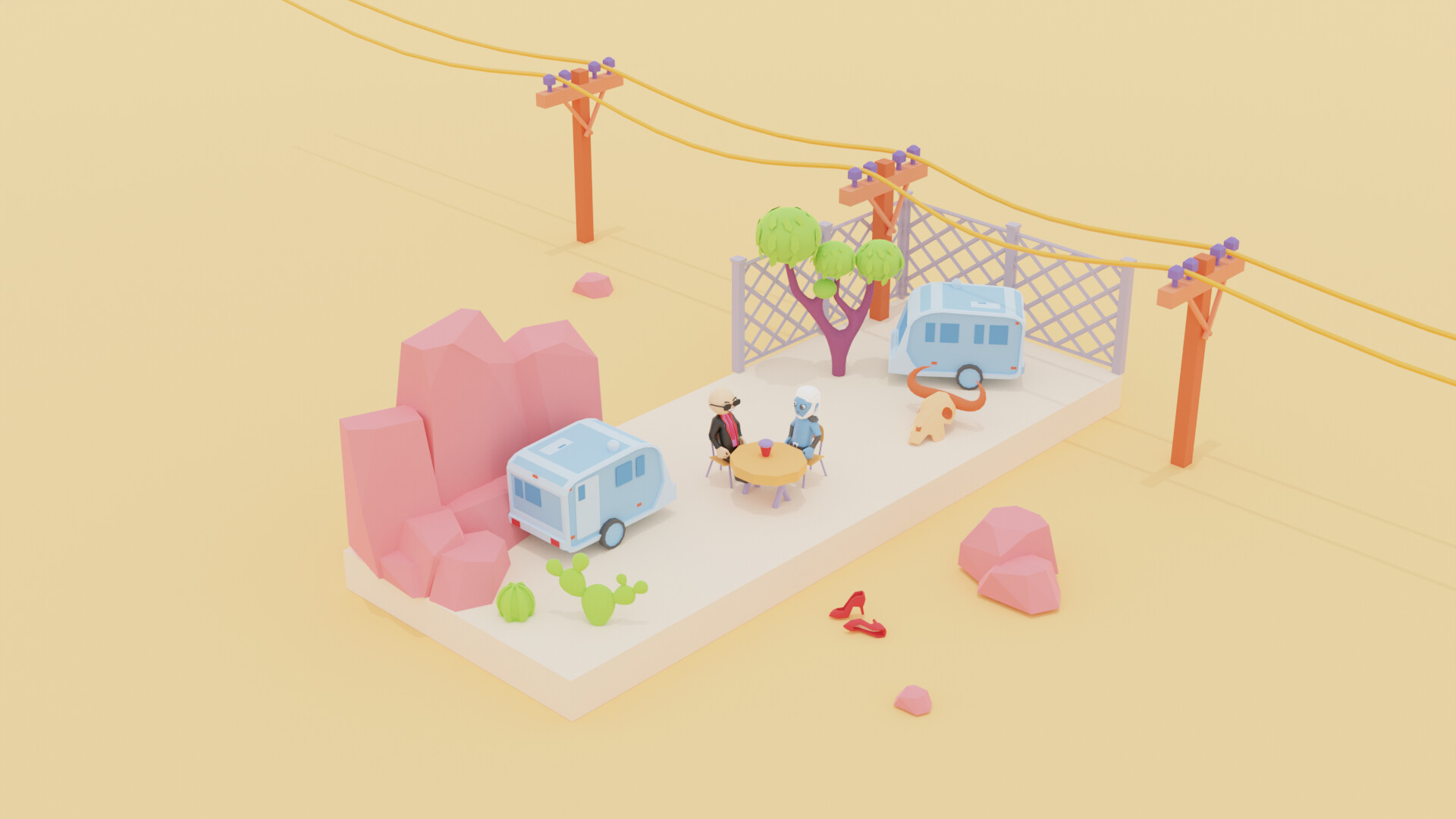 ArtStation - Scene Design (stylized)