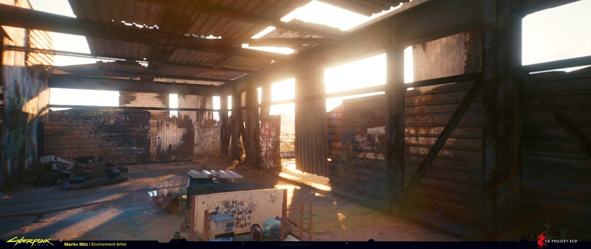 Martin Milz - Abandoned Airfield - Cyberpunk 2077