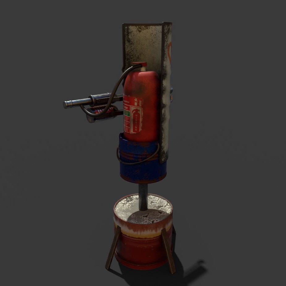 vixenV2 - RUST - Fire Trap - Fan Art