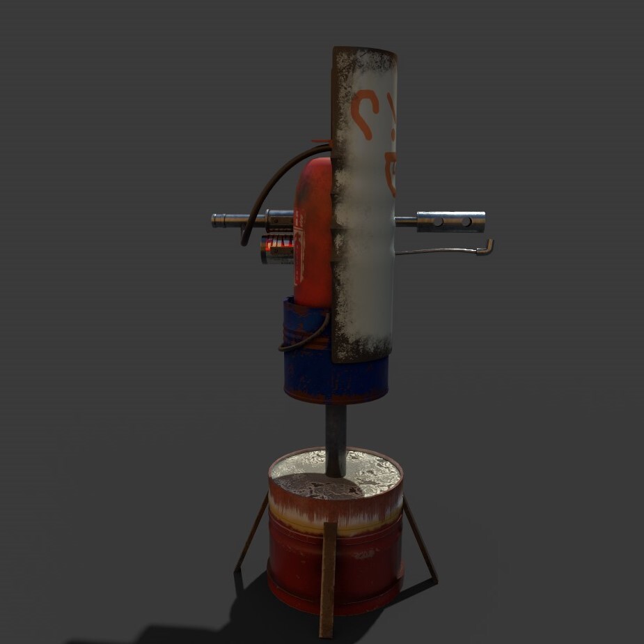 vixenV2 - RUST - Fire Trap - Fan Art