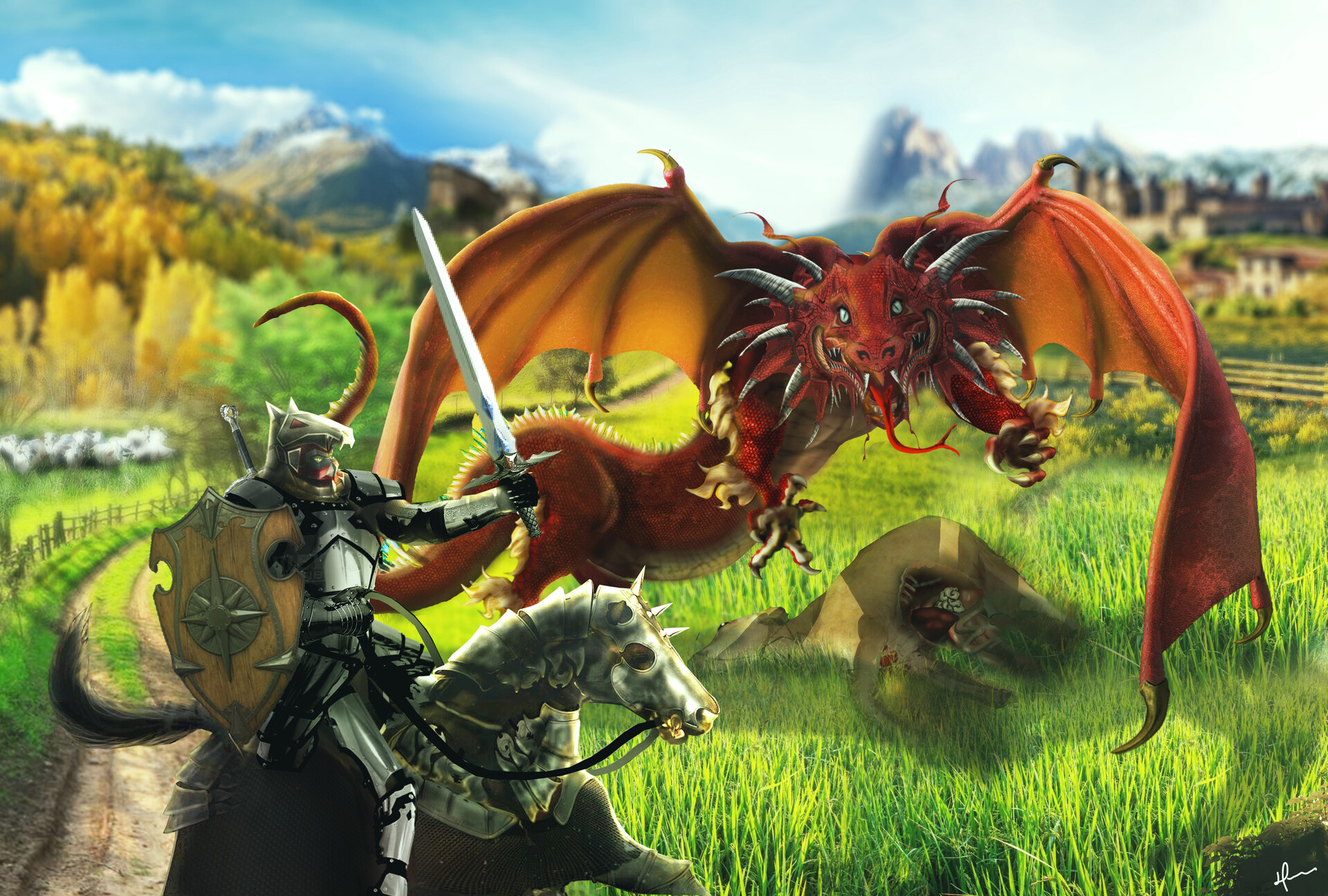 ArtStation - Dragon Killer