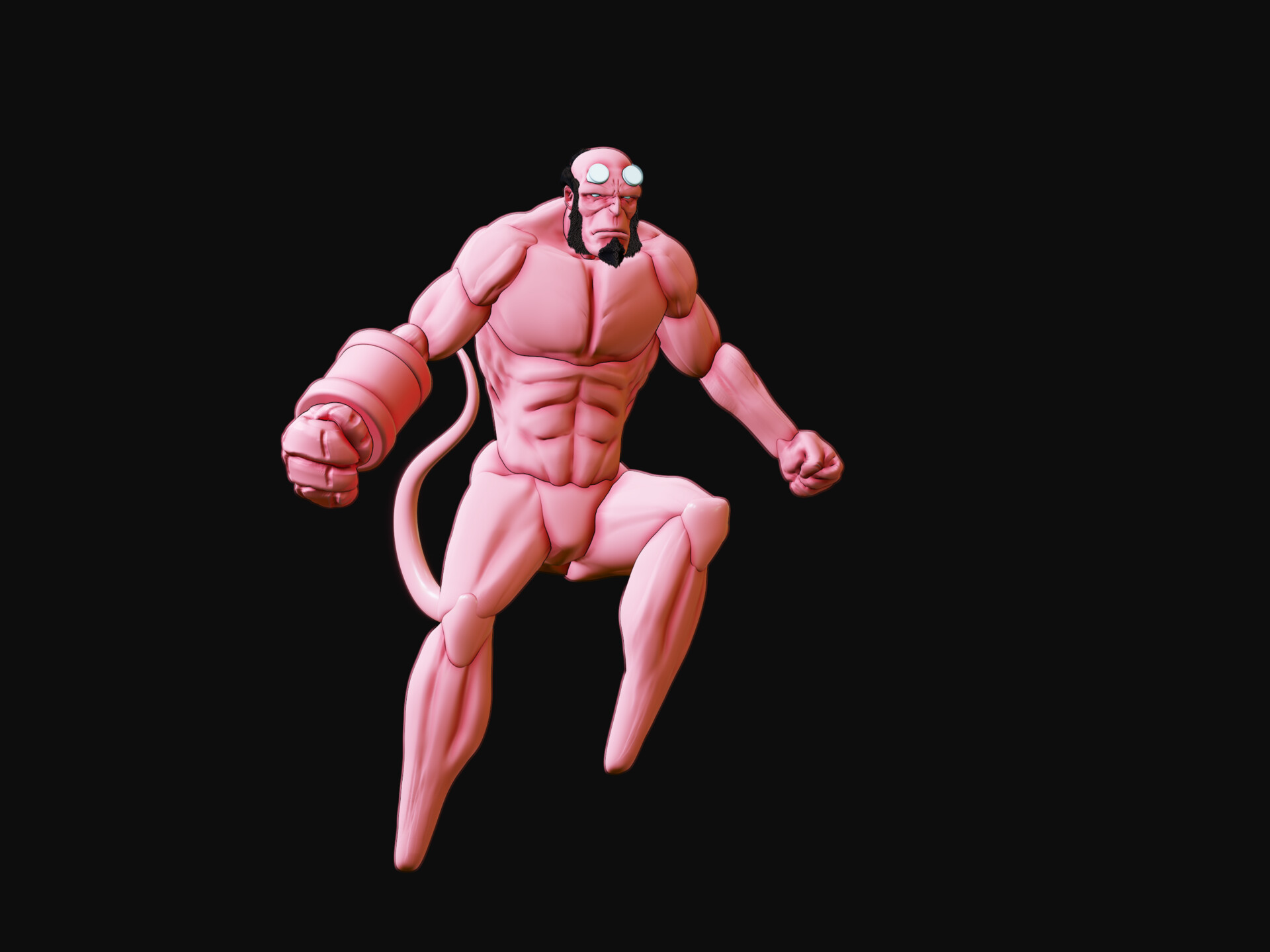 ArtStation - Hellboy 3d Sculpt