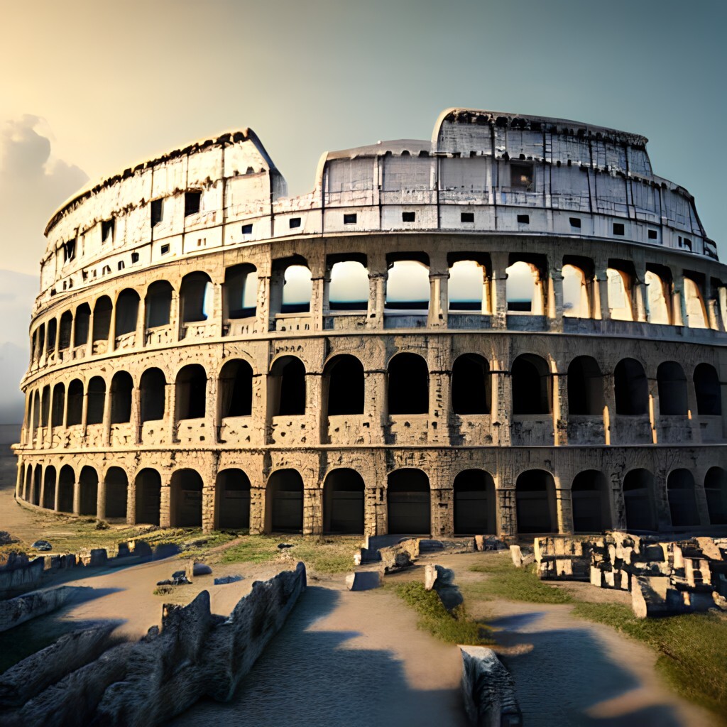 ArtStation - Rome Colosseum AI Generated Artworks via #SyedArt