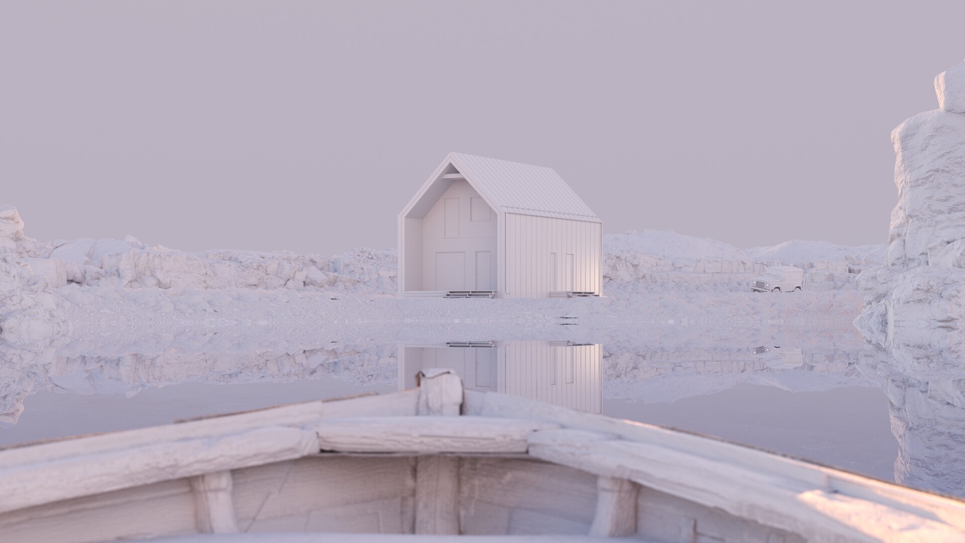 MadTwist CG Studio - House by the seashore in Iceland | CGI