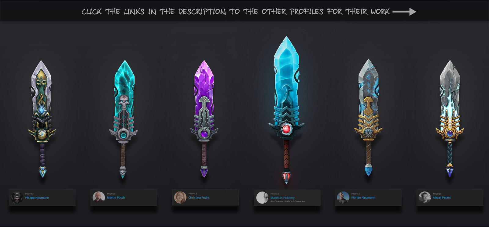 Matthias Pokorny - Handpained Cthulhu Sword - Challenge