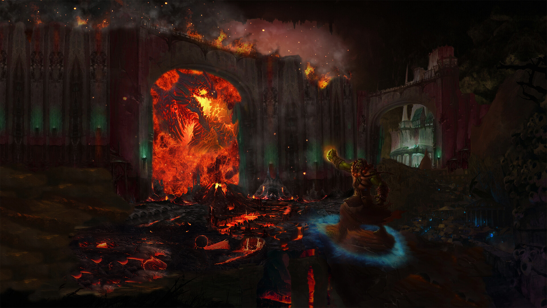 ArtStation - CAVE MASTERS - taming fire breathers