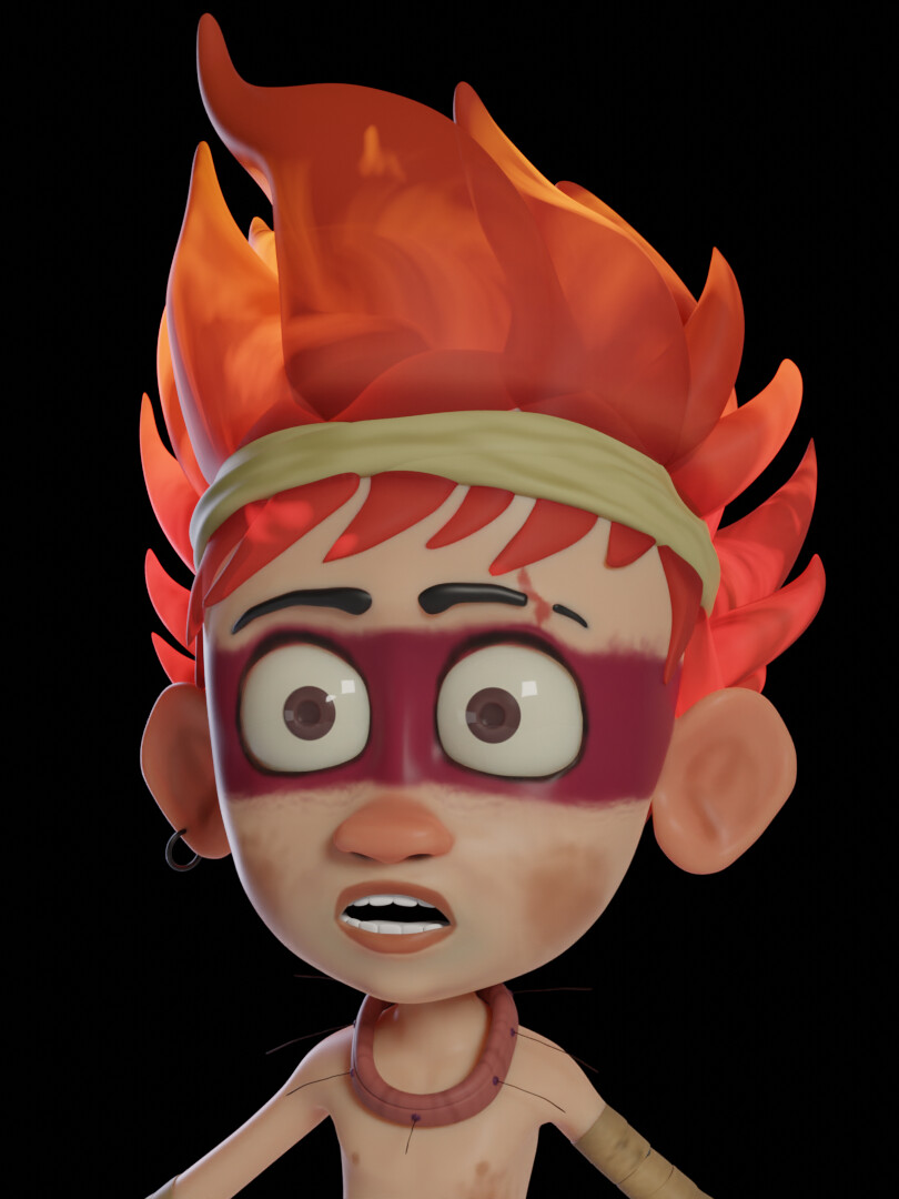 Pedro Valim - Curupira - 3D Character Model