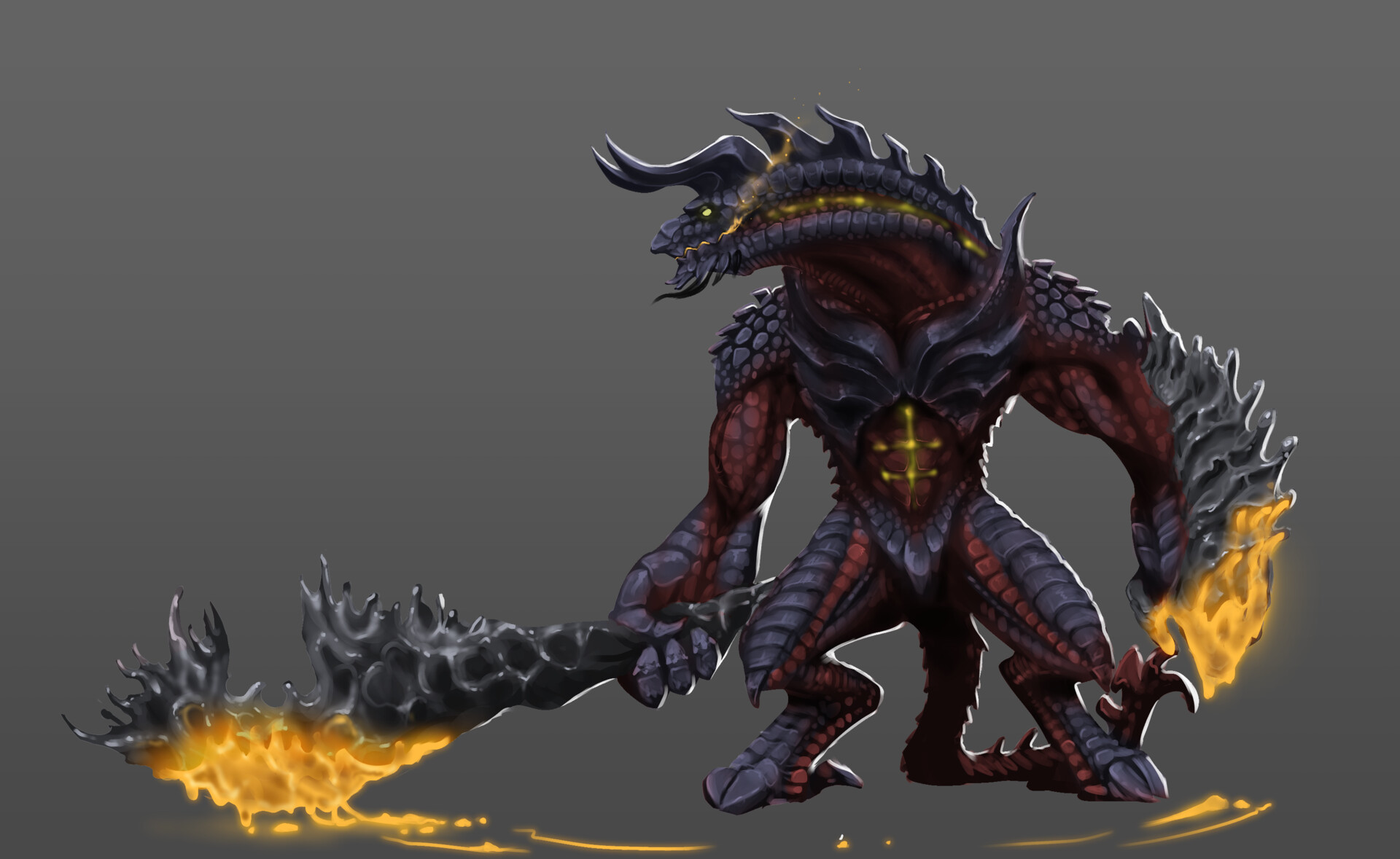 ArtStation - Hot metal for the fire bull