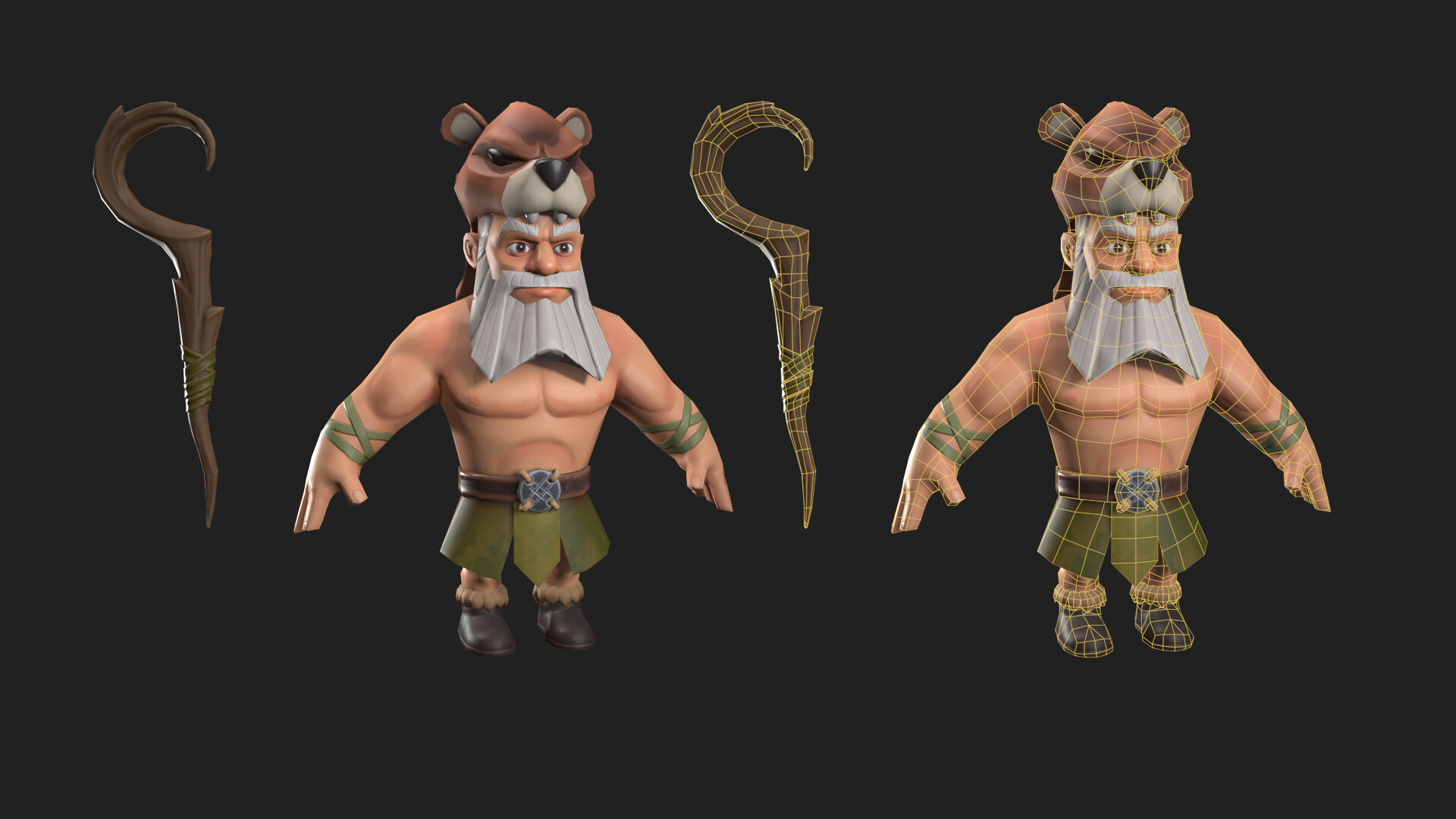 ArtStation - Druid Mobile Game Character