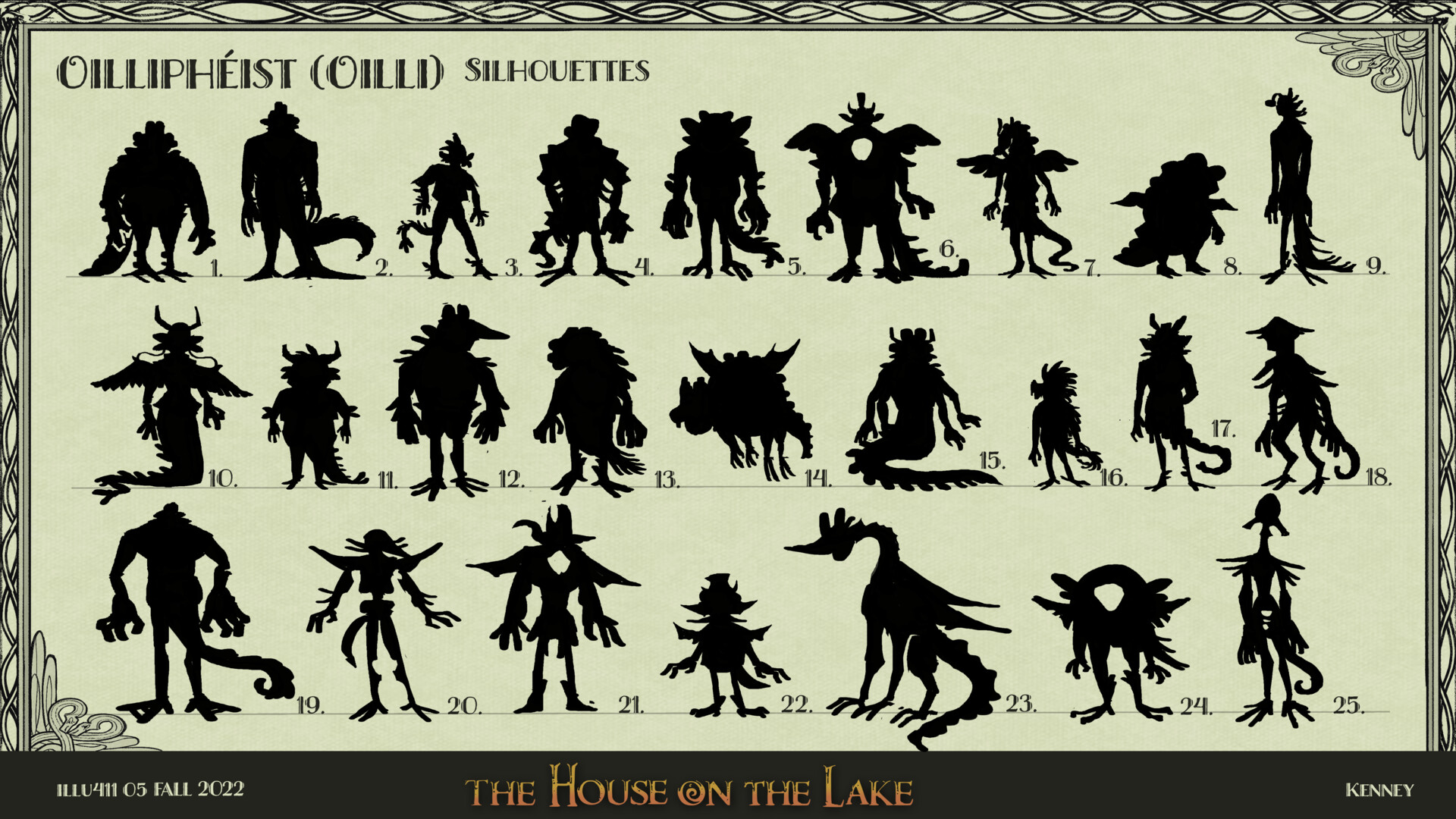 Maddy K. - Oilli The Lake Dragon - Character and Prop Design