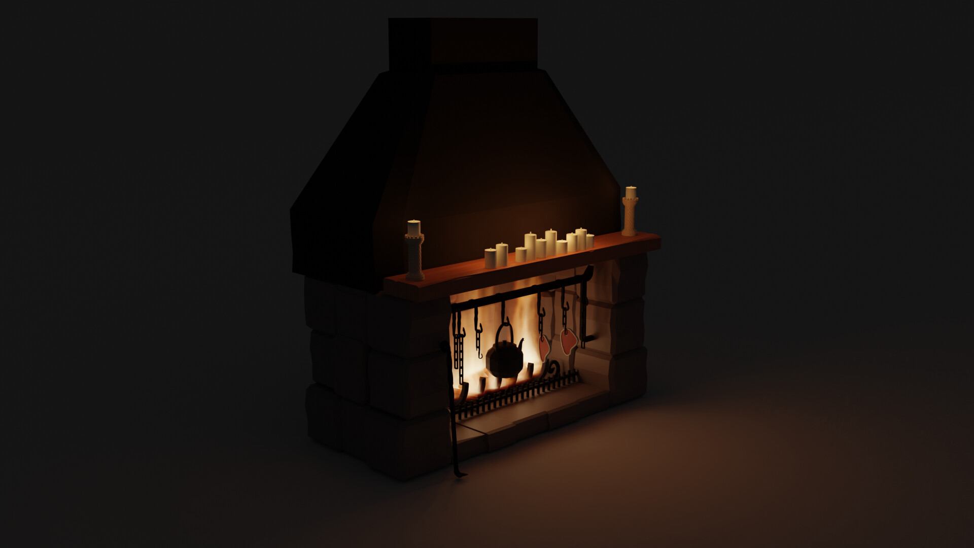 ArtStation - Fireplace