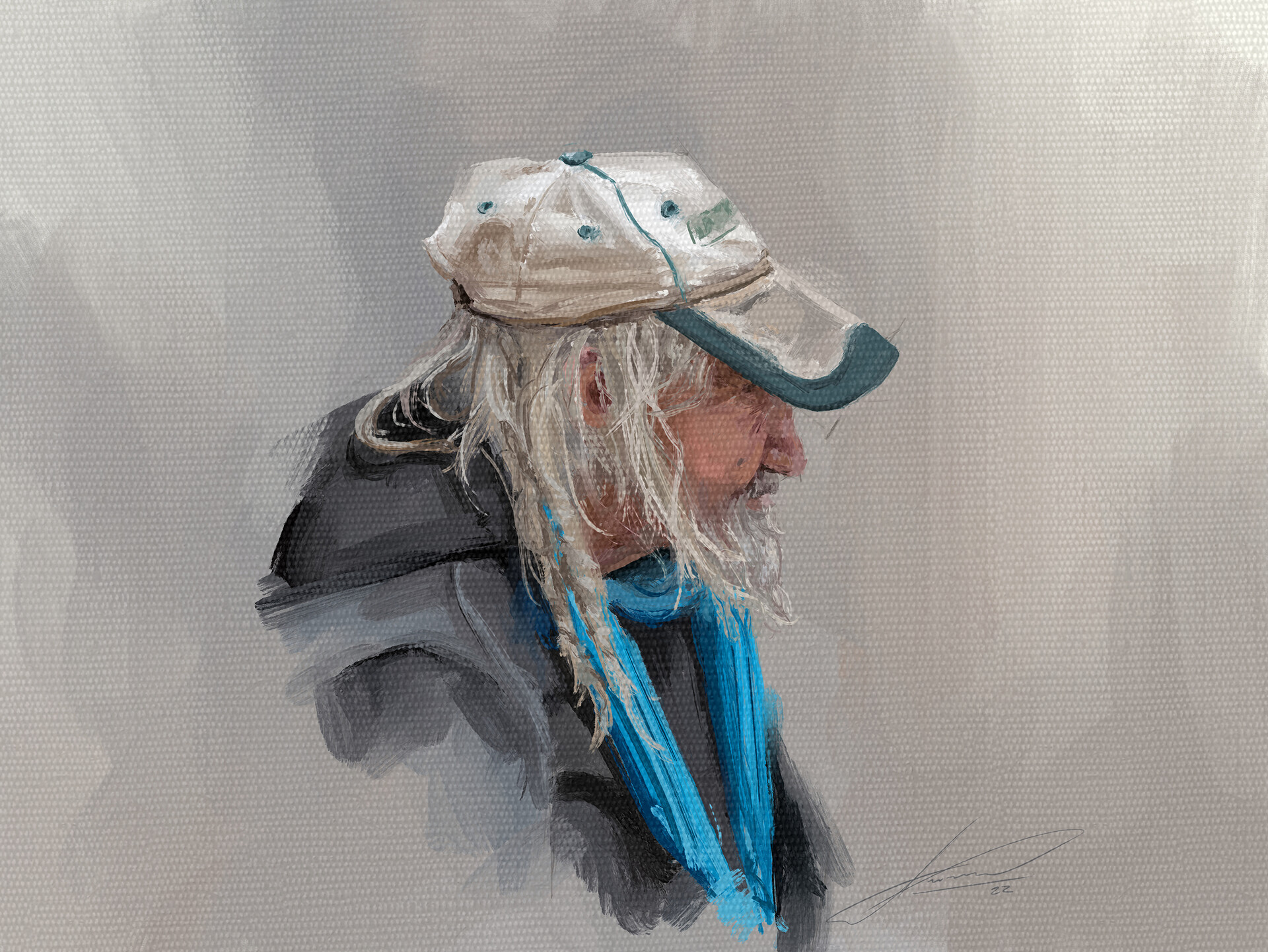 ArtStation - Homeless | Timelapse digital painting