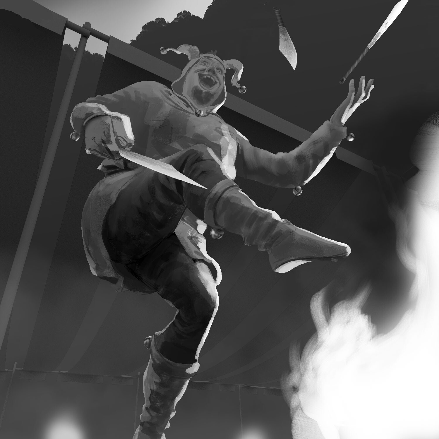 Amy Kaufman - GoT:C - Mad Fool Monster Portrait