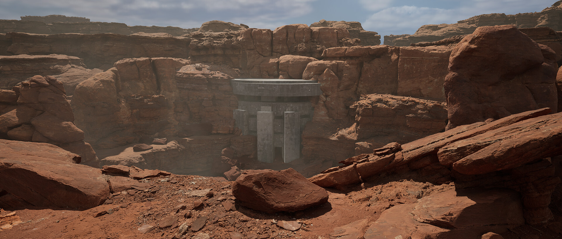 ArtStation - Phaedra - Facility Exterior (Not used in final edit)