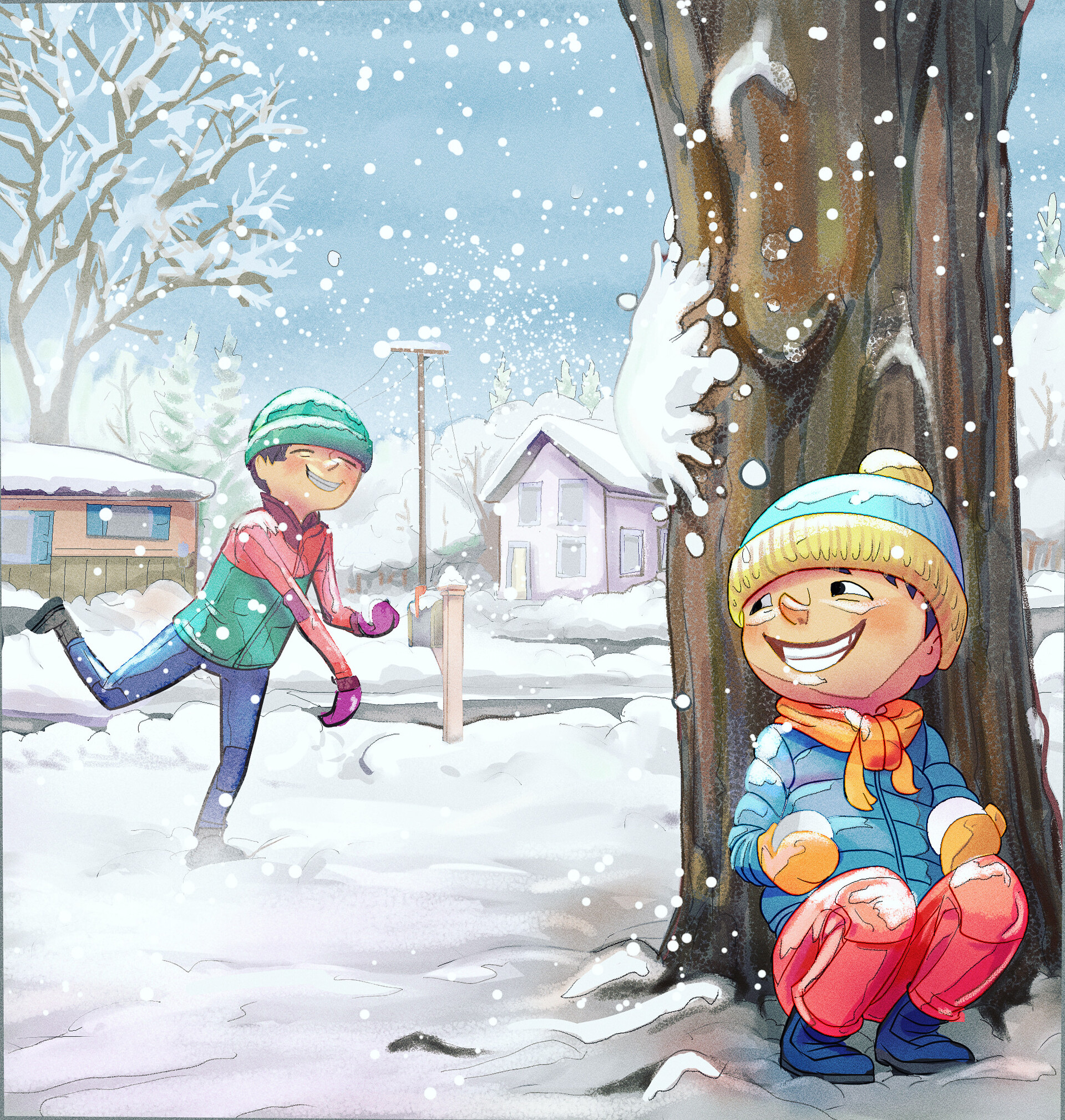 ArtStation - Snow fun