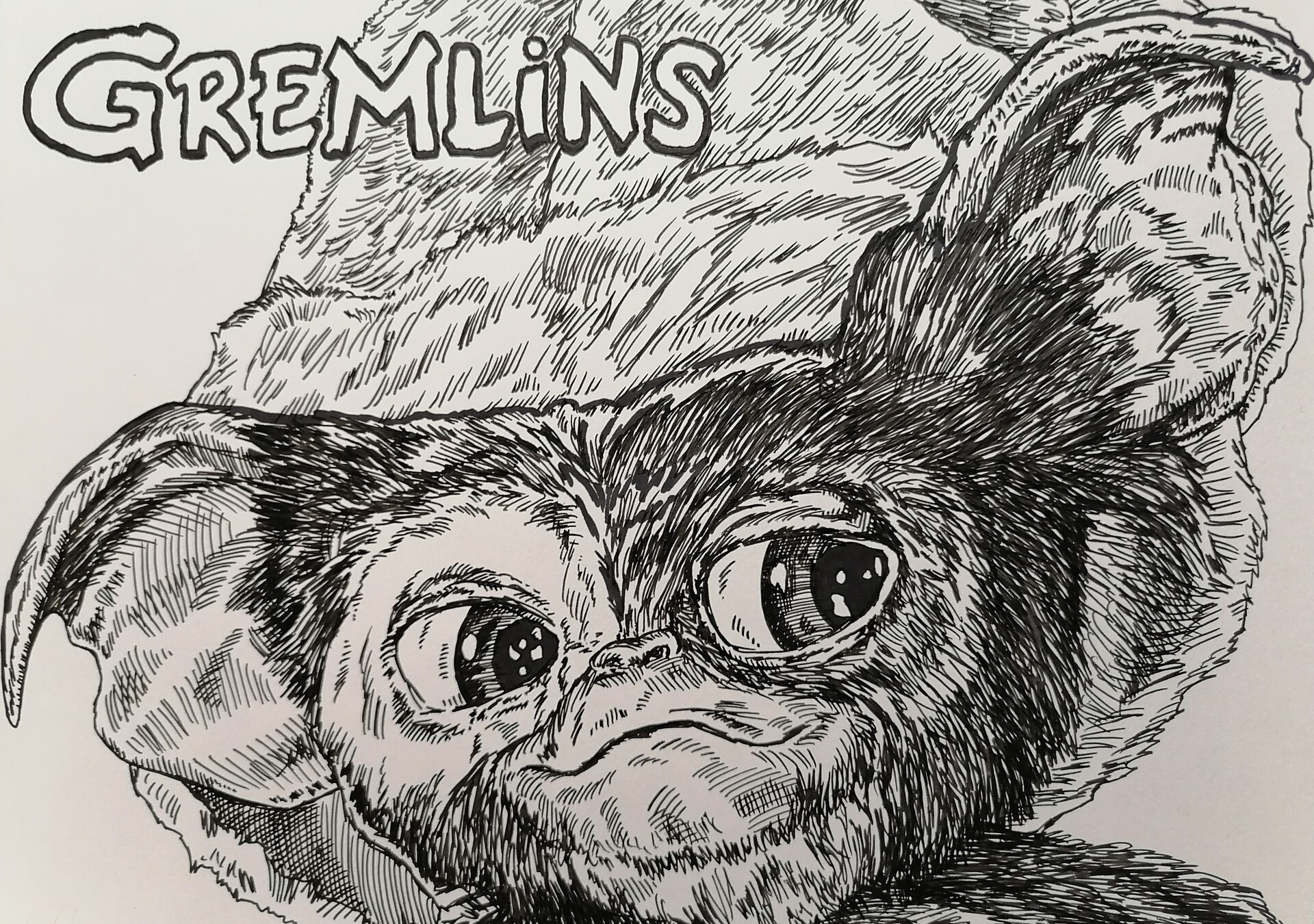 Gremlins Gizmo Drawing
