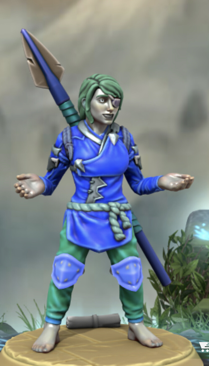 ArtStation - Aquatic race royal guard