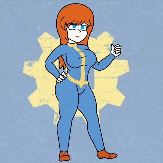 ArtStation - Vault Girl OC Commission