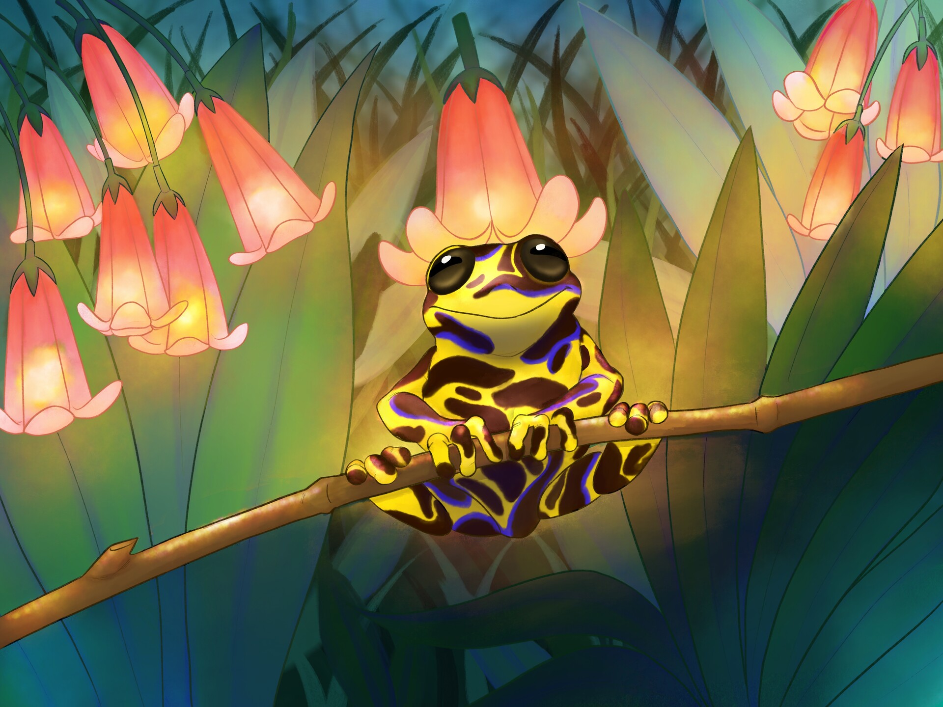 ArtStation - Dart Frog - The Beautiful Frog